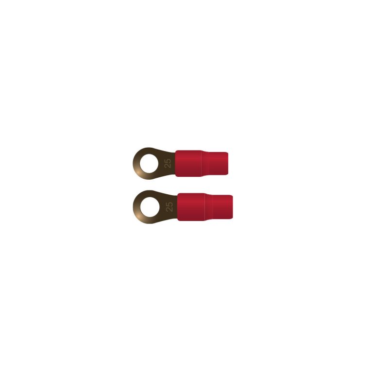 Gold Ring Terminals With Red / Black Housing – DB Link